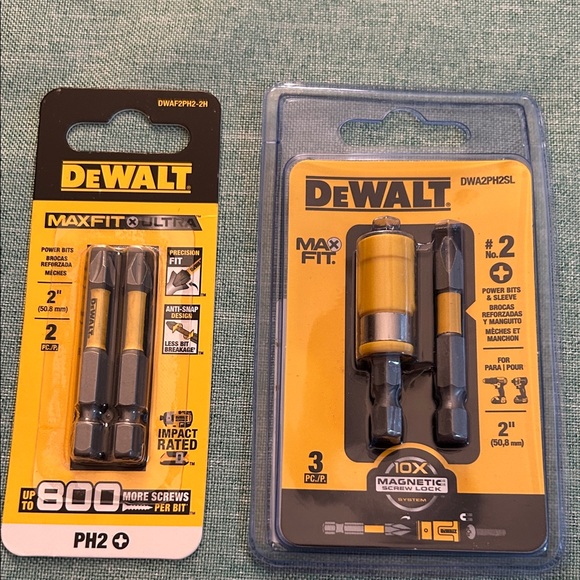 Dewalt | Other | Dewalt Maxfit Ultra Magnetic Screw Lock Set Yellow ...